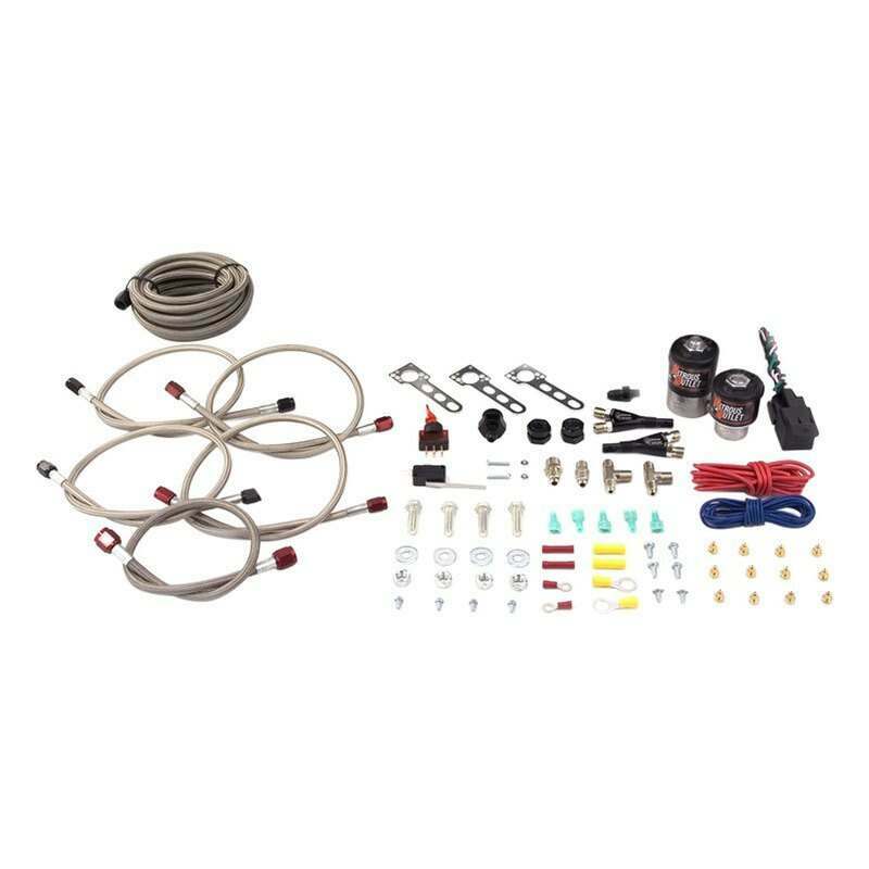 Nitrous Outlet Ford EFI Dual Nozzle System - Gas/E85 (5-55psi)(70-200HP ...