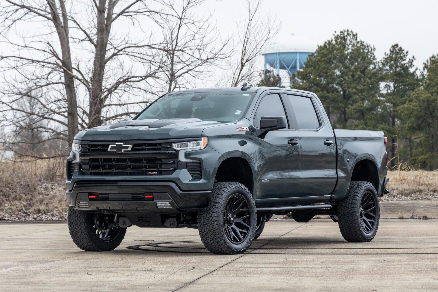 Rough Country 4 Inch Lift Kit AT4/Trailboss Vertex/V2 Silverado/Sierra ...
