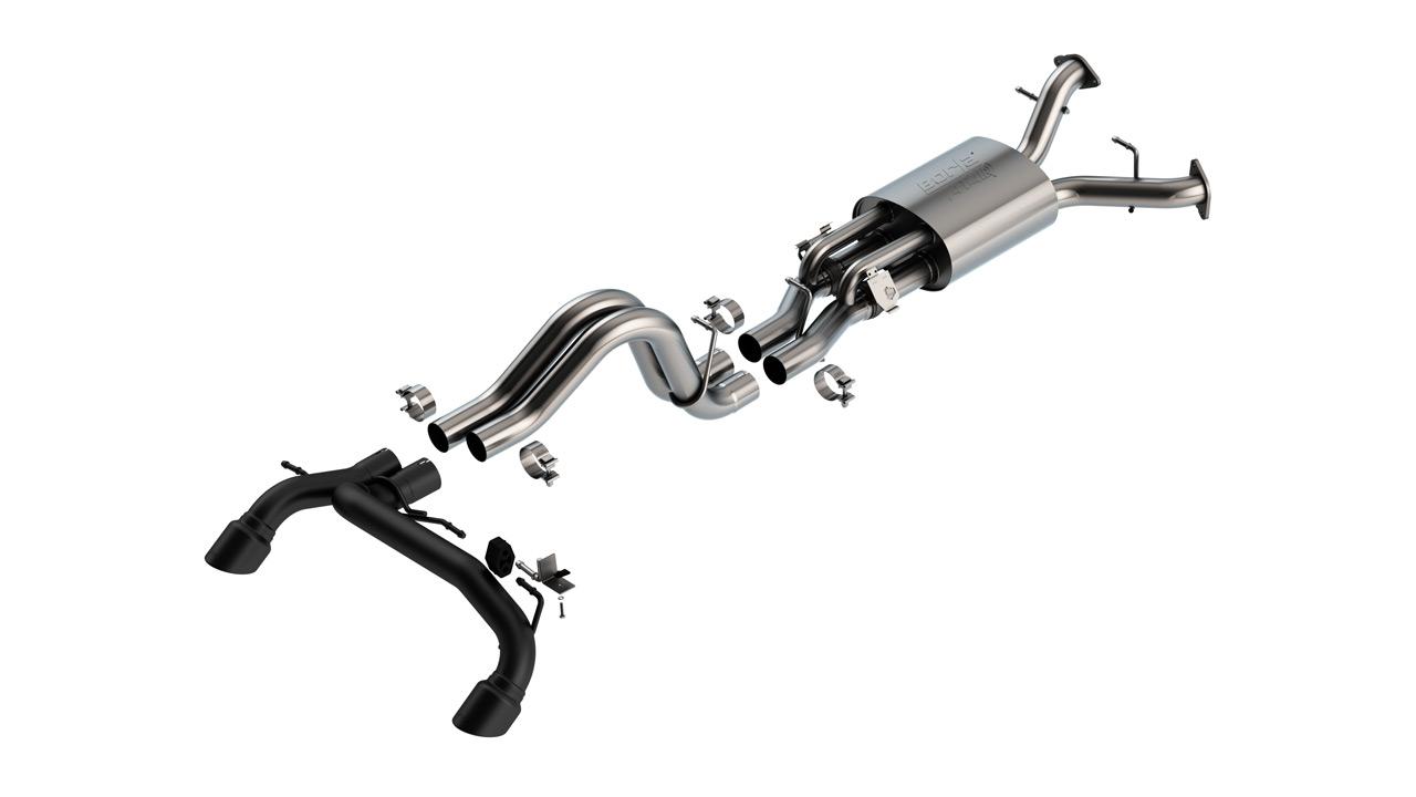 Borla Cat-Back Exhaust System - ATAK (2022-2024 Bronco Raptor) - 140934CB