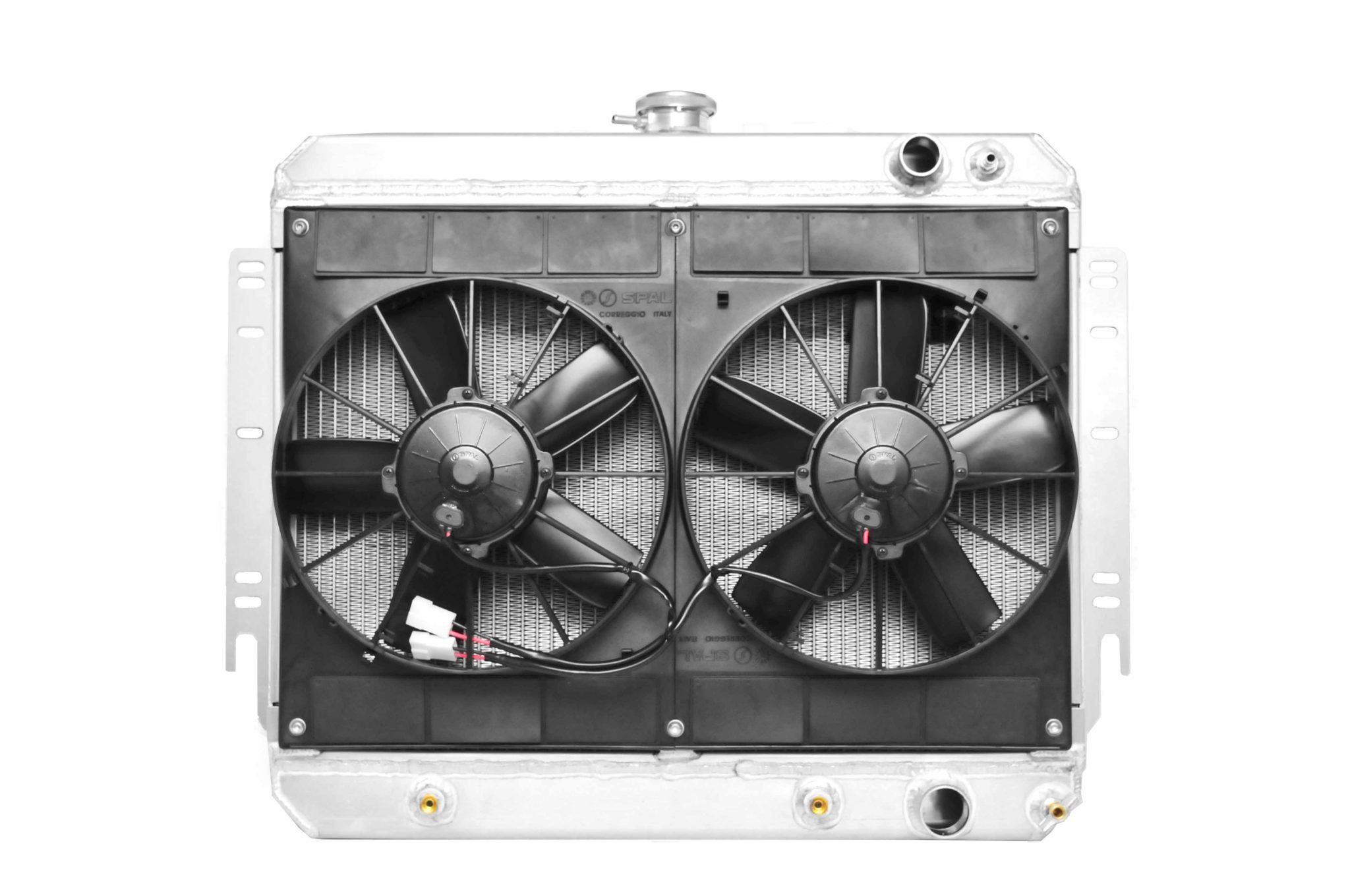 PWR Chevrolet Chevelle El Camino 64-67 Extruded Tube Downflow Radiator ...