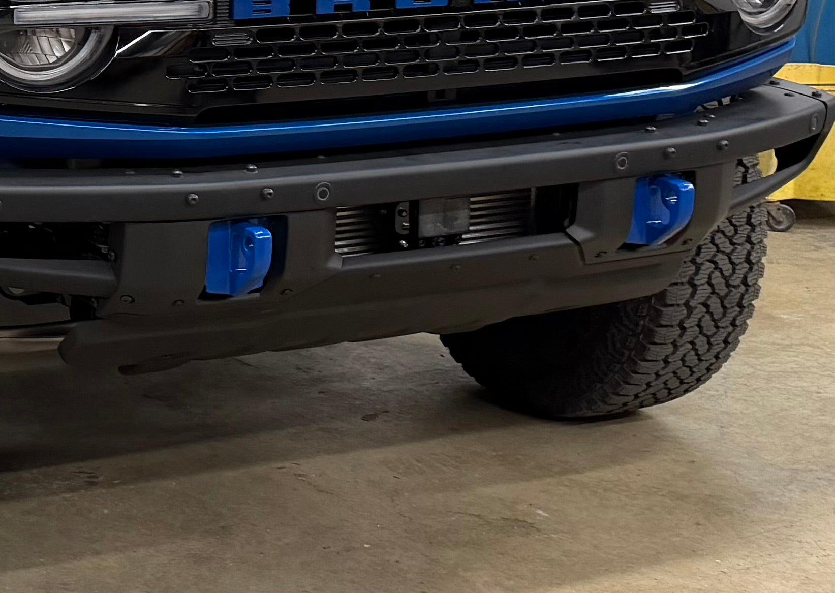 UPR Front Tow Hook Pair - Blue (2021-2026 Bronco / Bronco Raptor w/ HD ...