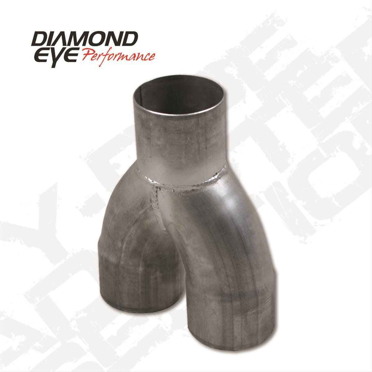 Diamond Eye Performance Exhaust Pipe 4 Inch Slip Fit Y Pipe 4 Inch ...