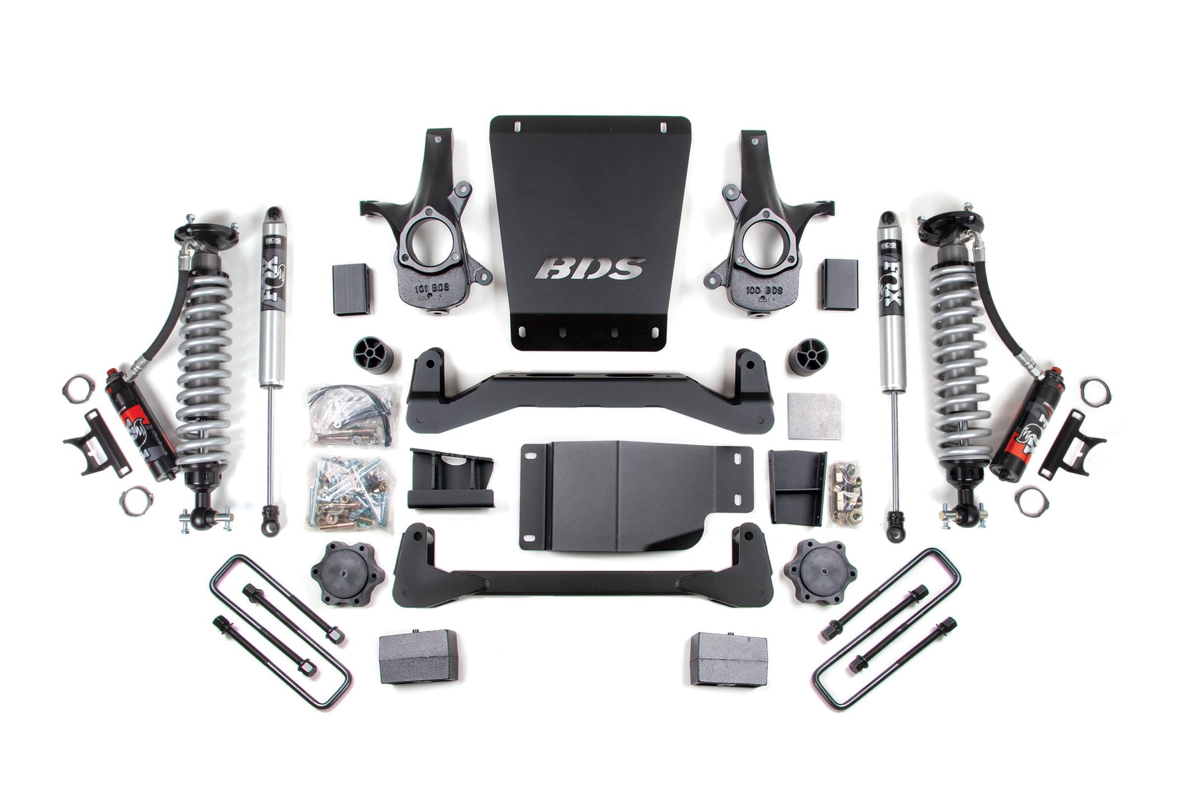 BDS Suspension 4 Inch Lift Kit FOX 2.0 Performance Elite 5 Inch Block ...
