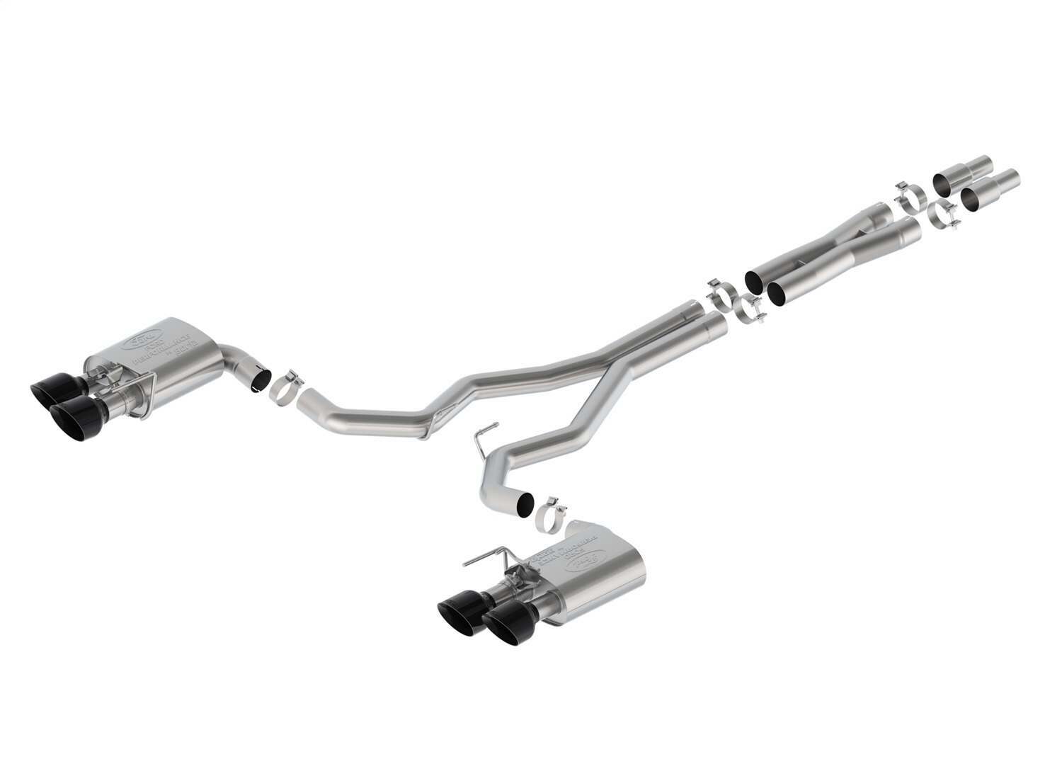 Ford Performance Extreme Active Cat-Back - Black Tips (2026+ Mustang ...