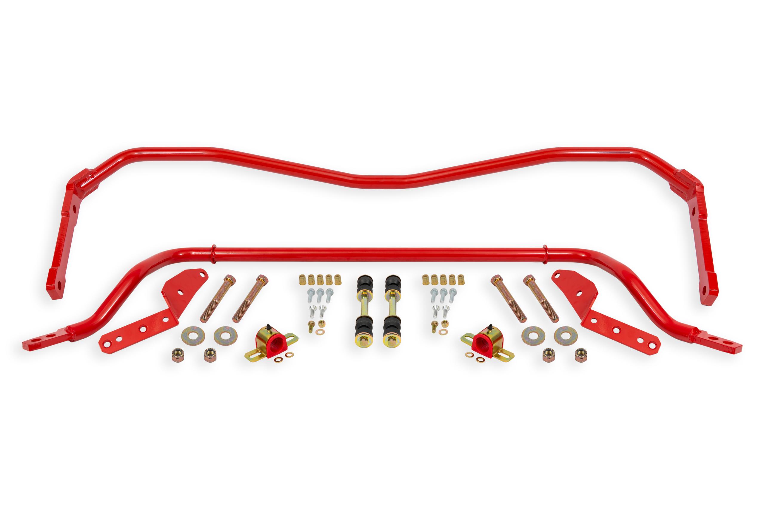 BMR Fabrication Sway Bar Kit With Bushings, Front (SB401) And Rear ...