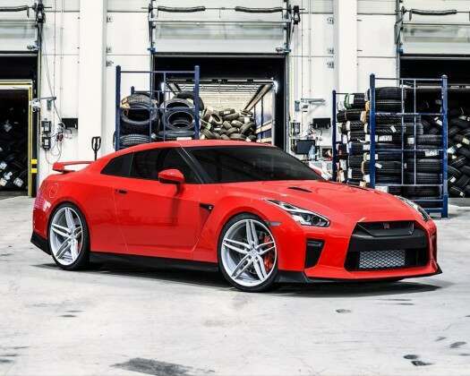 VR Forged D10 Wheel Package Nissan GT-R 20x10 20x12 Gloss White - VRF ...