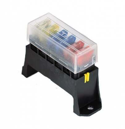Hella 6-Way Axial Single Fuse Box - H84960081