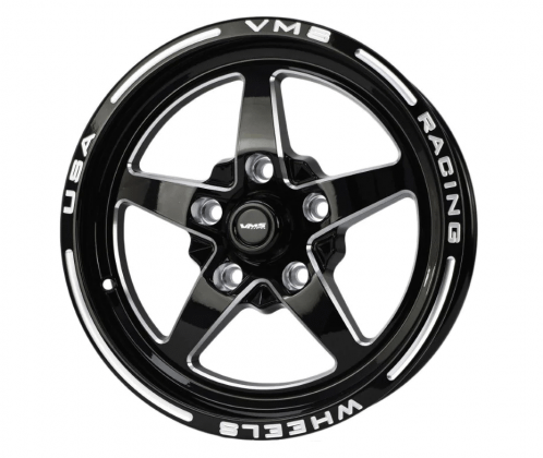 VMS Racing 15x3.5" Front Drag Race V-Star 5 Lug Wheel - 5x120.7 - VWST055