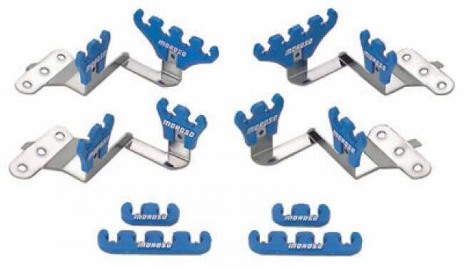 Moroso Ignition Wire Loom Kit, Sbc Centerbolt, Blue - 72140
