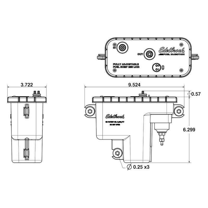 Edelbrock EFI Return-Style Fuel System Kit - 3653