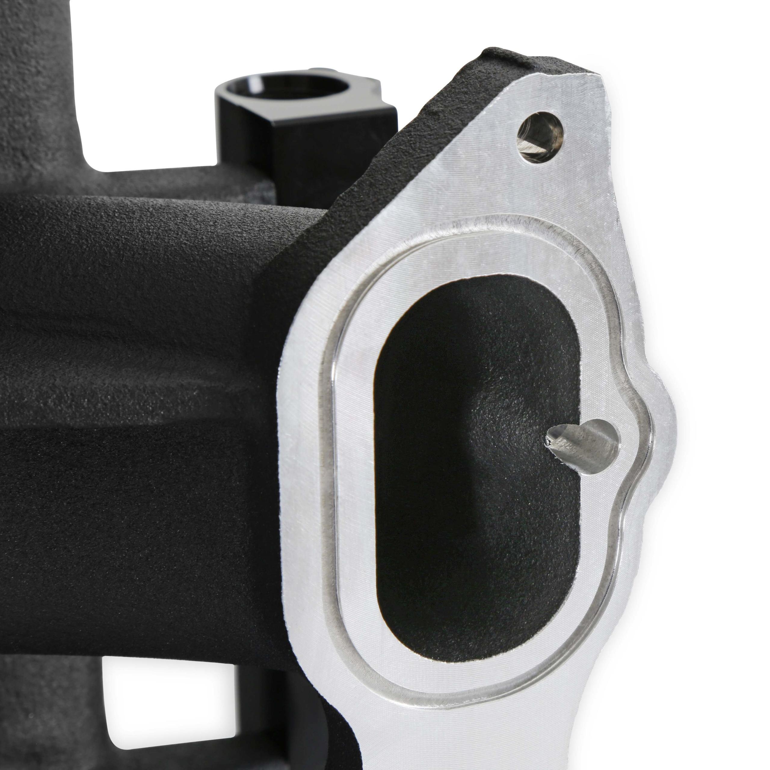 Holley Hi-Ram Intake Manifold - Black (2011-2023 Mustang GT / Shelby ...