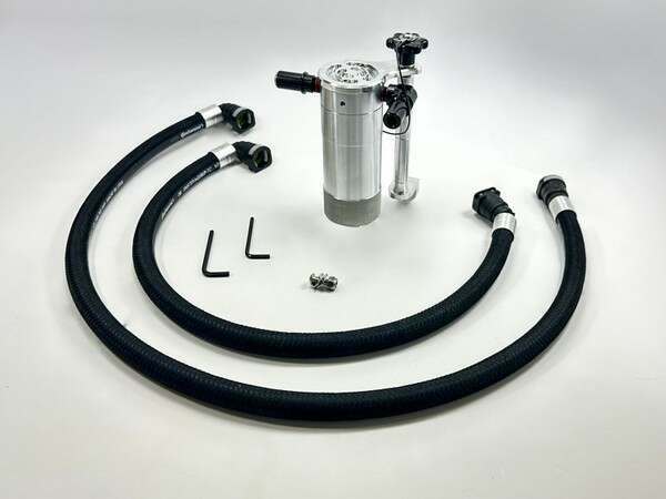 UPR Plug N Play Oil Catch Can - Satin Silver (2025-2026 Bronco 2.3L ...