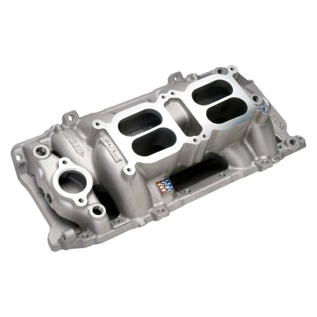 Edelbrock RPM Dual Quad BBC Oval Port Intake - 7520