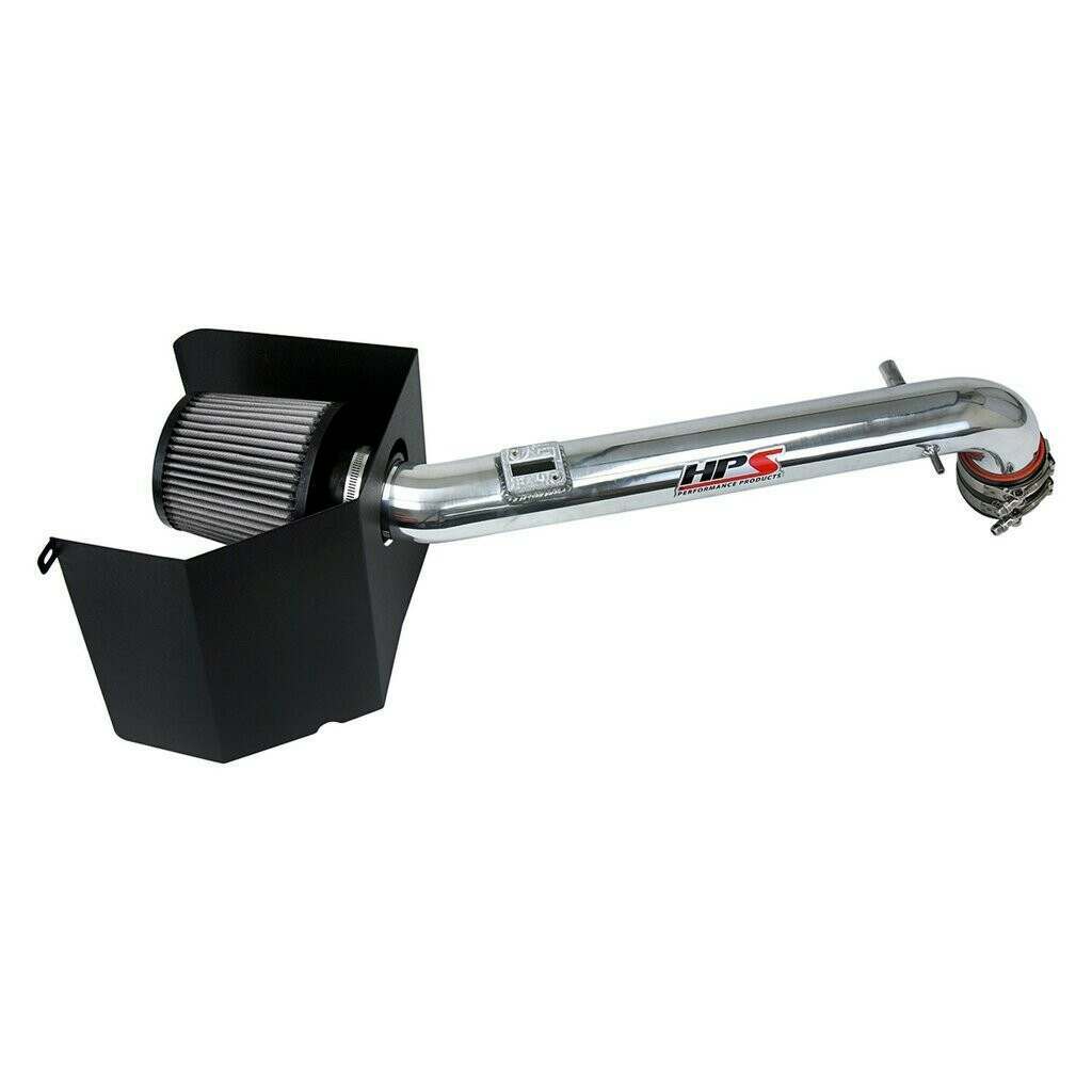 HPS Performance Polish Shortram Air Intake Kit for 2005-2020 Toyota ...