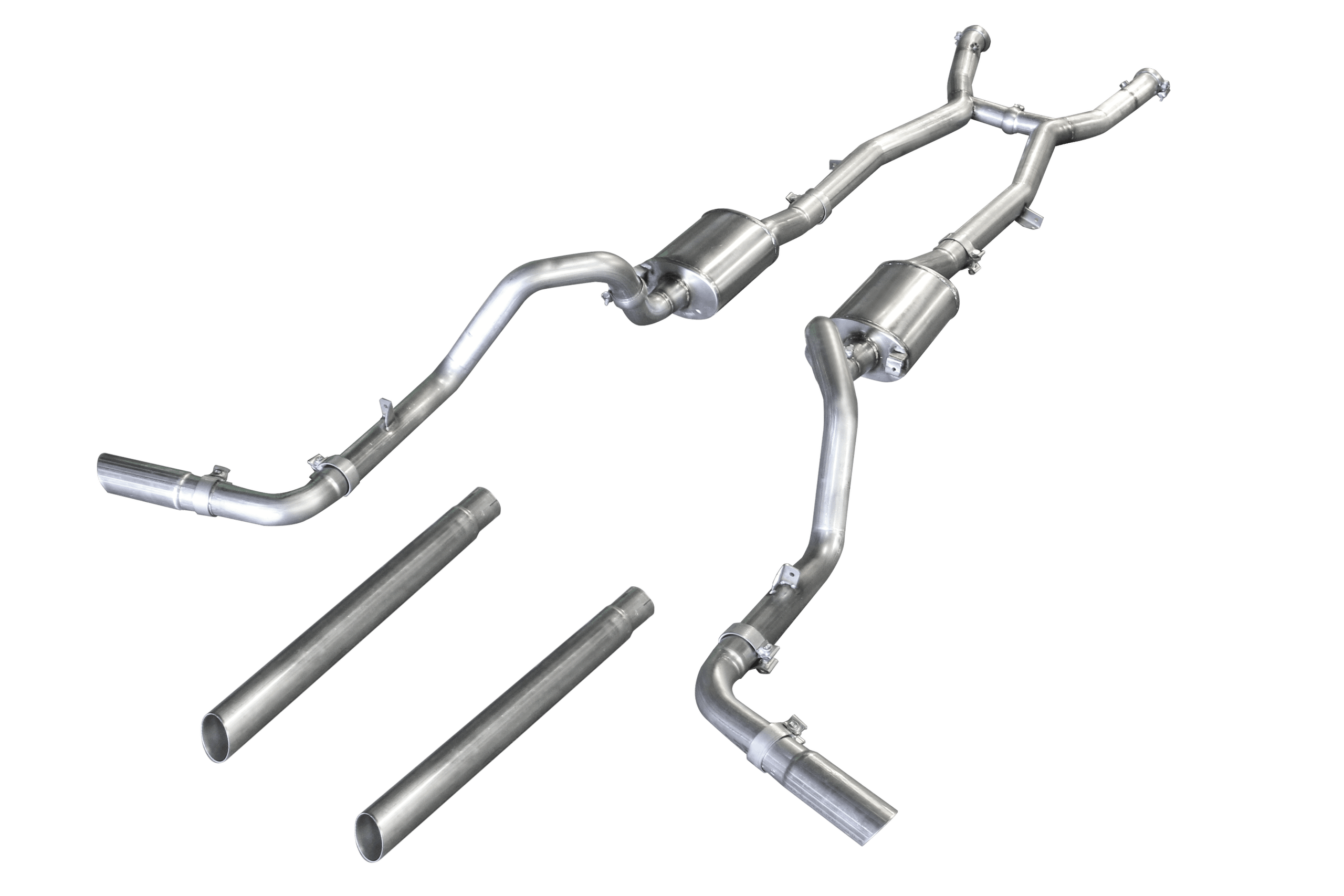 American Racing Headers Tri-Five Chevy Header-Back Exhaust With ...