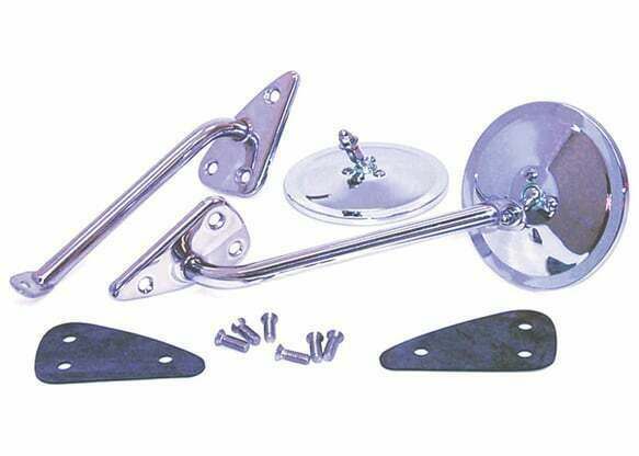 Brothers Trucks Mirror Set - Stainless - Round and Ribbed (1960-1966 ...