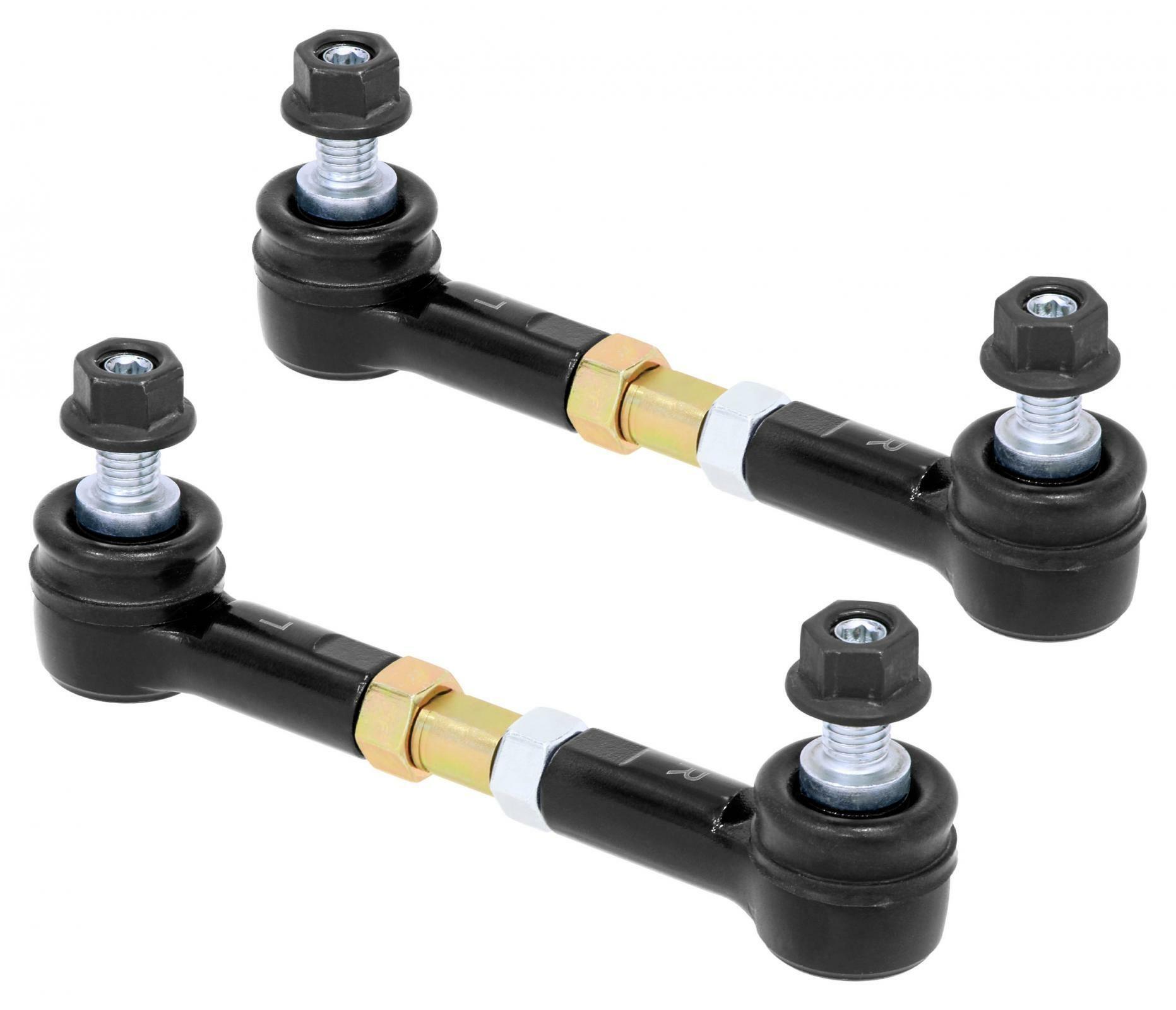 RockJock 4x4 Adjustable Sway Bar End Link Kit (3 1/2 in. Long Rods w ...