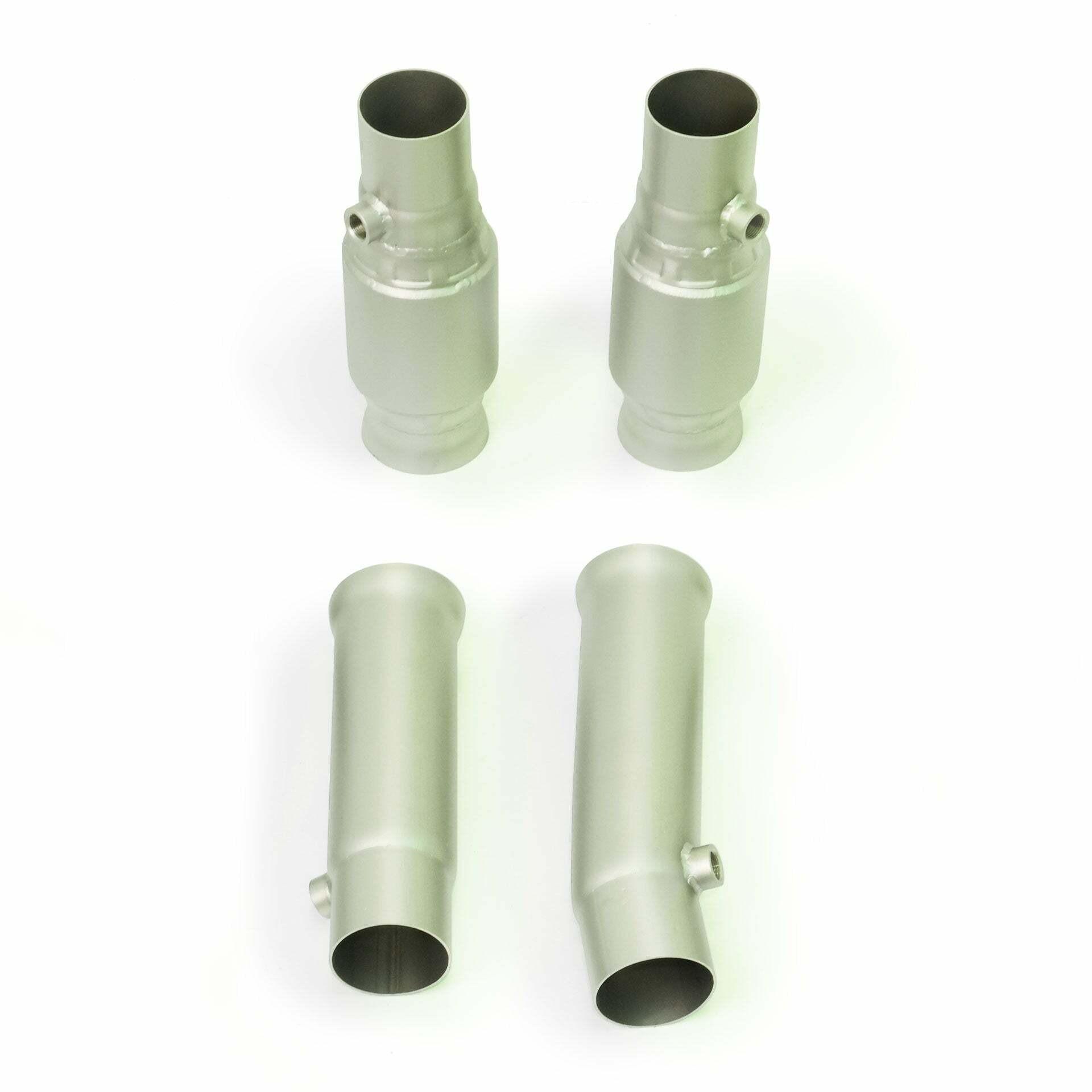 Long Tube Headers Cat Connection Pipes, Factory Bolt In - 18 Gauge, 304 ...