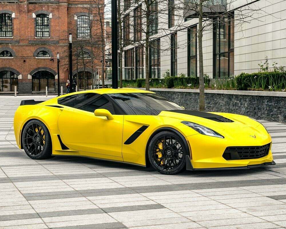 VR Forged D09 Wheel Package 19x10 20x12.5 Corvette C6 C7 Z06 Gloss ...