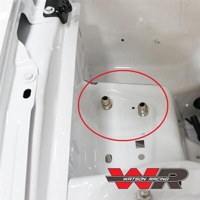 Watson Racing 2005-2014 Mustang Drag Race Stainless Steel Hard Fuel Lines