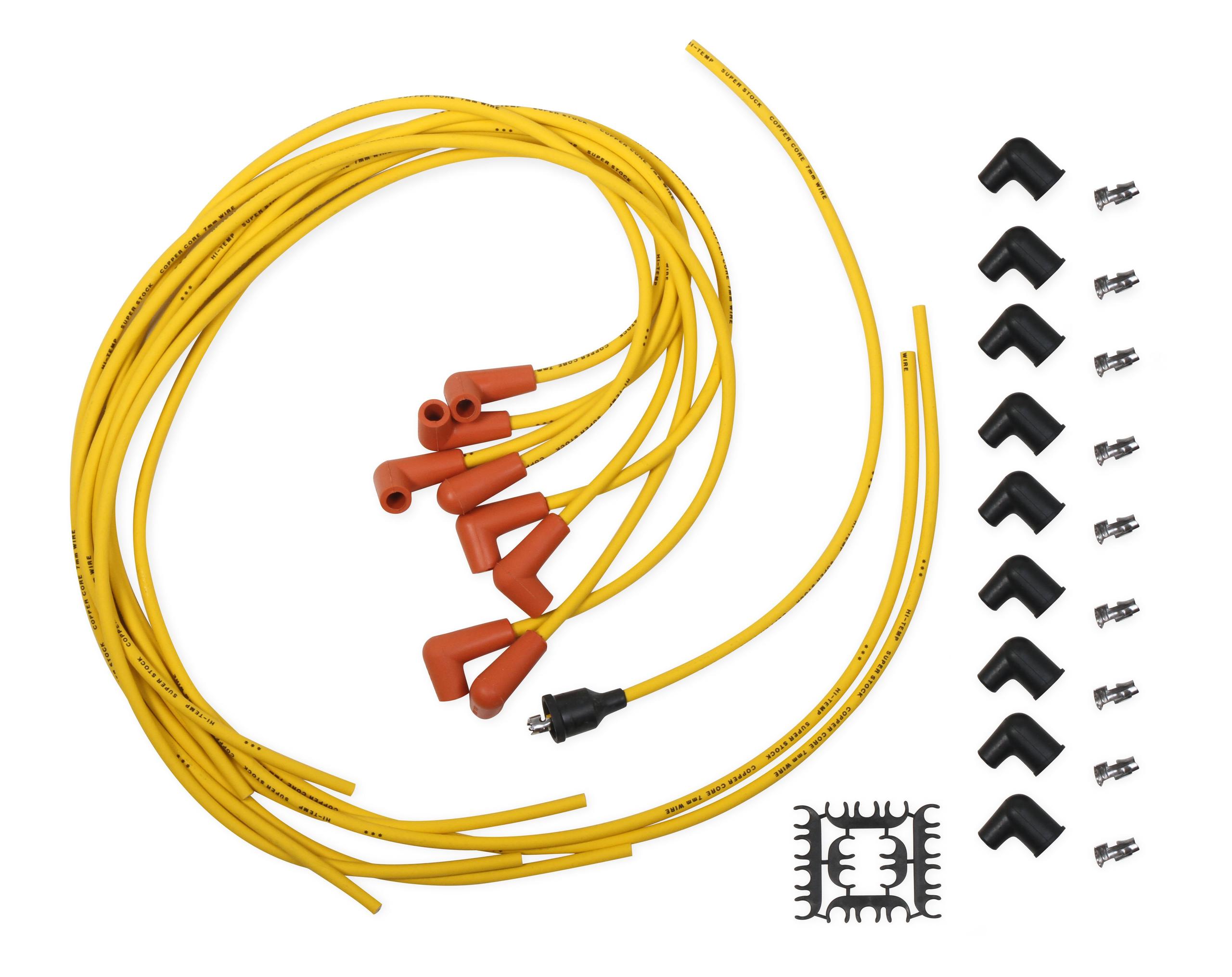 ACCEL Spark Plug Wire Set - 7mm - Super Stock with Copper Core ...