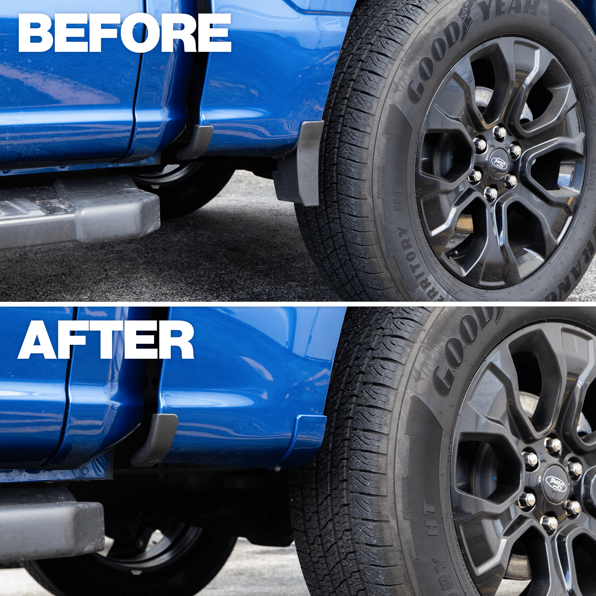 Lethal Painted Ford Performance Rocker Panel Aero Shield Delete Kit ...